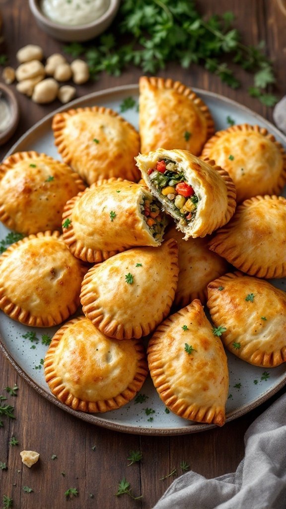 Savory Vegan Cornish Vegetable Pasties Recipe - Dough Whisperer – Where ...