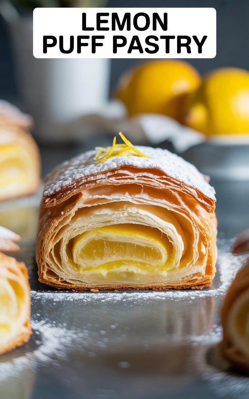 Bright & Zesty Delight: Quick and Easy Lemon Puff Pastry Casserole ...