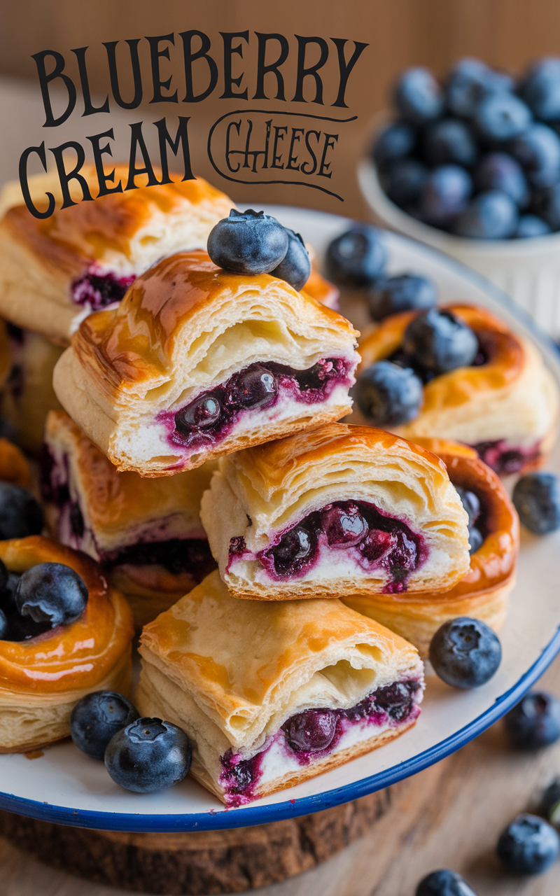 Blueberry Cream Puff Pastry: A Flaky, Fruity Delight for Brunch and ...