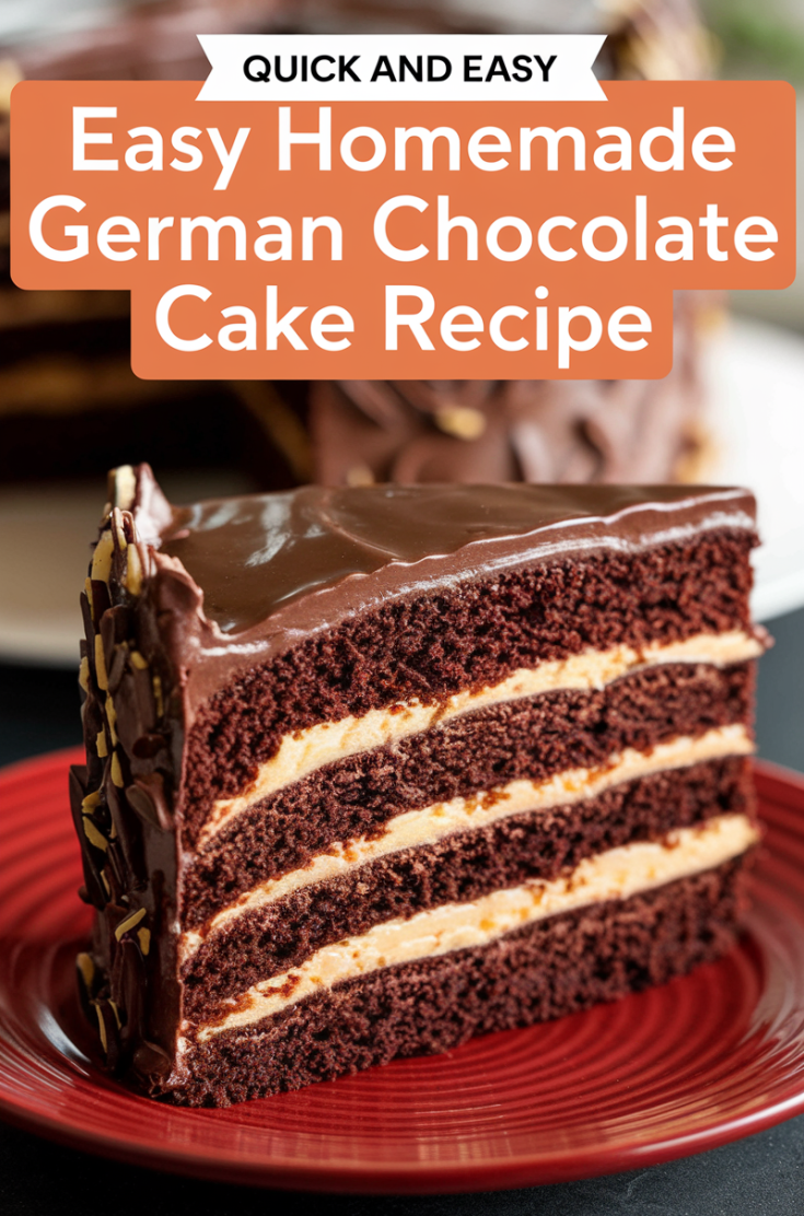 Decadence Made Simple: An Easy Homemade German Chocolate Cake Recipe ...
