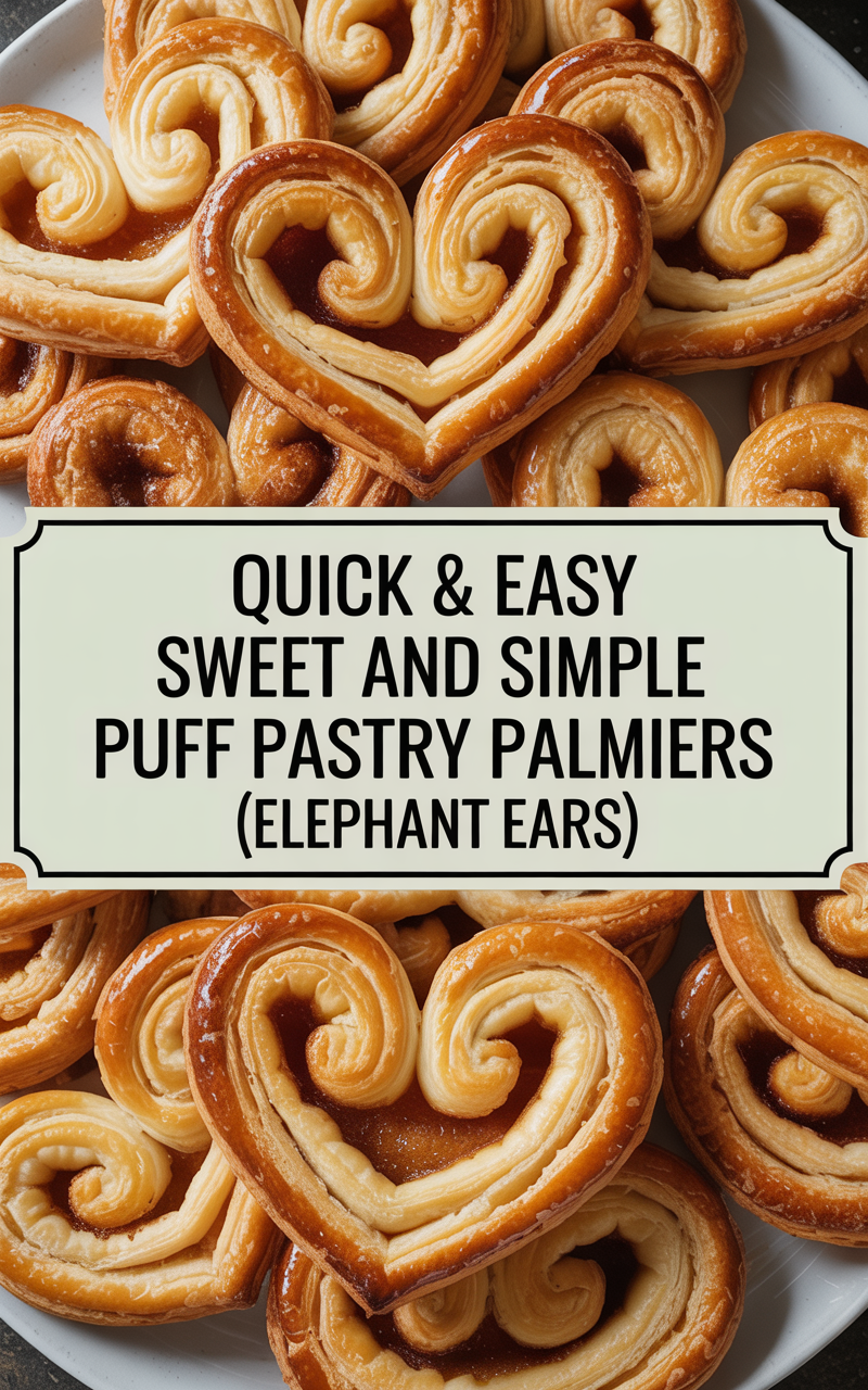 Golden Twirls: Mastering the Art of Sweet Puff Pastry Palmiers - Dough ...