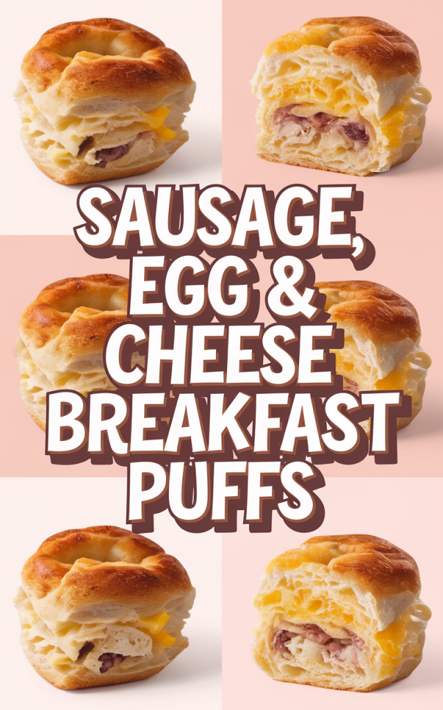 Sausage Egg & Cheese Breakfast Puff Pastry: A Savory, Flaky Delight for ...