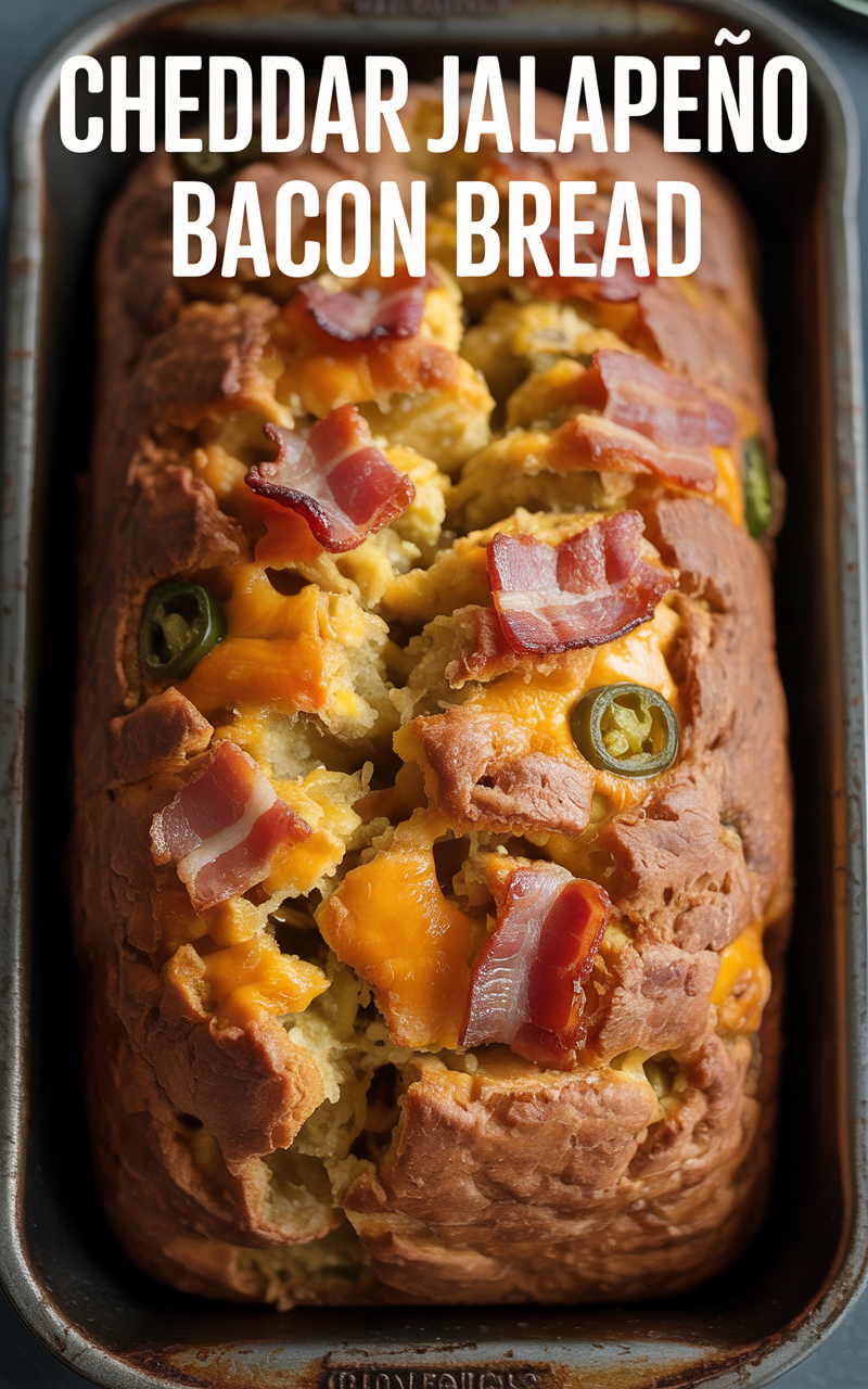 Bacon Cheese & Jalapeno Quick Bread: A Bold, Savory Delight in Under 60 ...