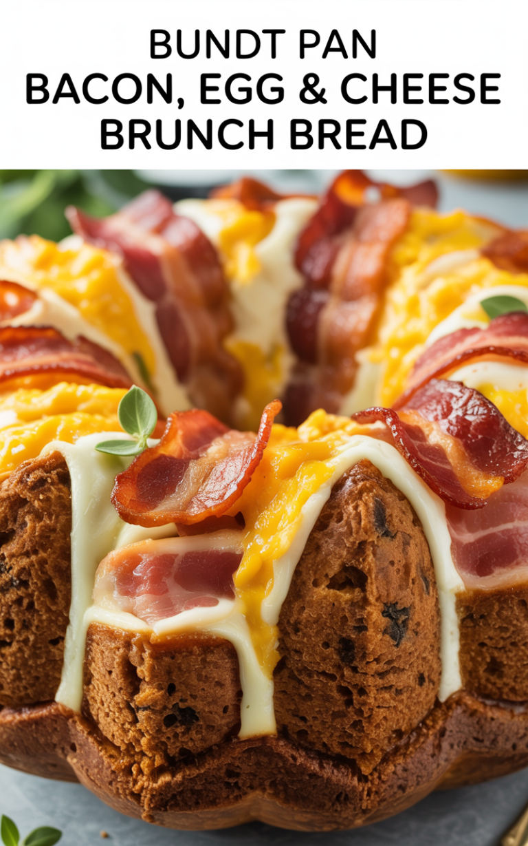 Bundt Brunch Bread: The Savory Showstopper for Your Next Brunch Bash ...