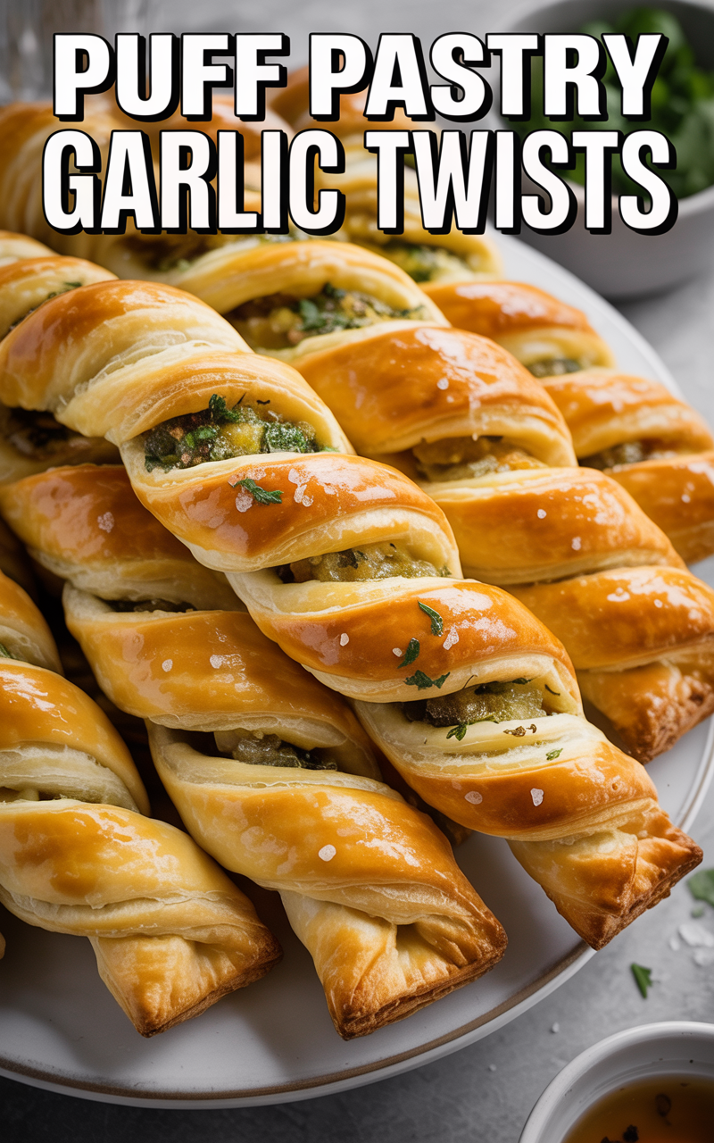 Golden Puff Pastry Garlic Twists: Your Ultimate Crowd-Pleasing Snack ...