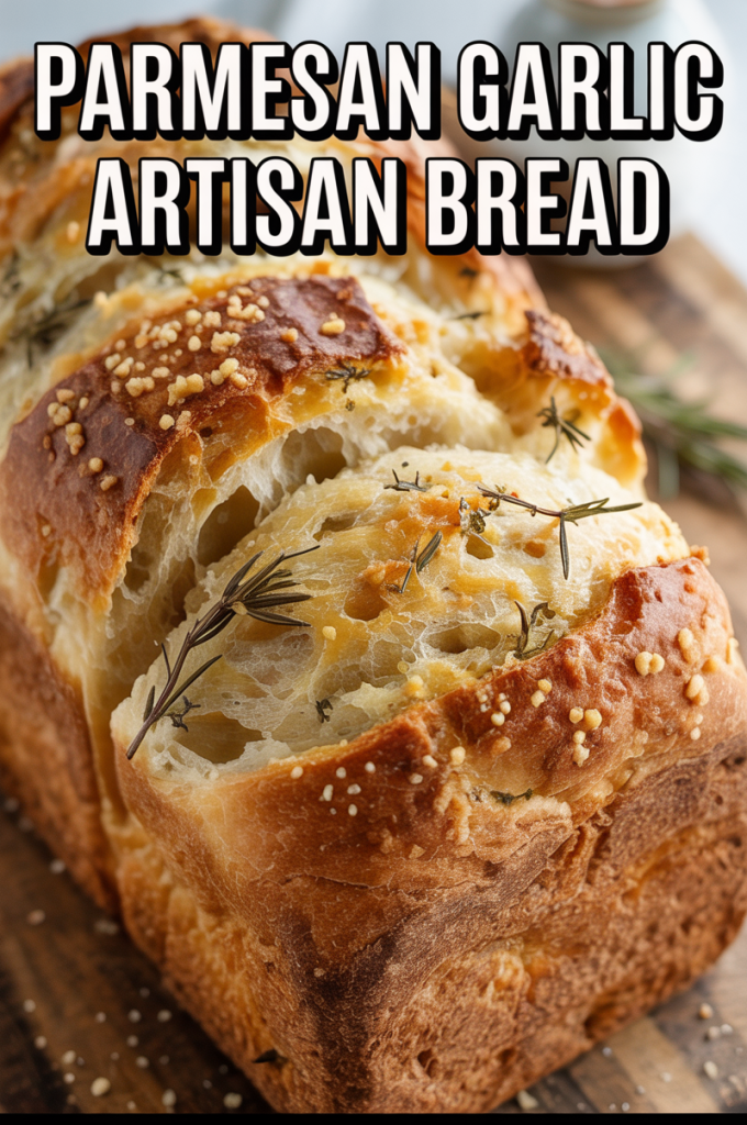 Rustic Parmesan Garlic Artisan Bread: A Savory Home-Baking Masterpiece ...