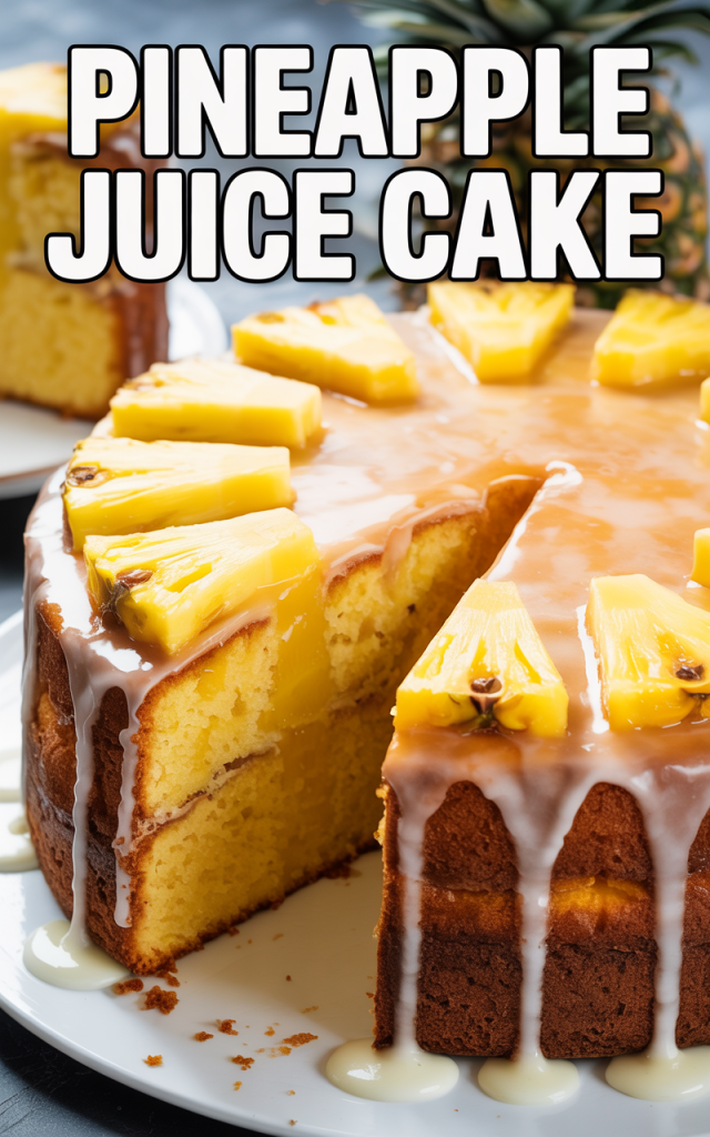 Tropical Delight: The Ultimate Moist Pineapple Juice Cake Recipe ...