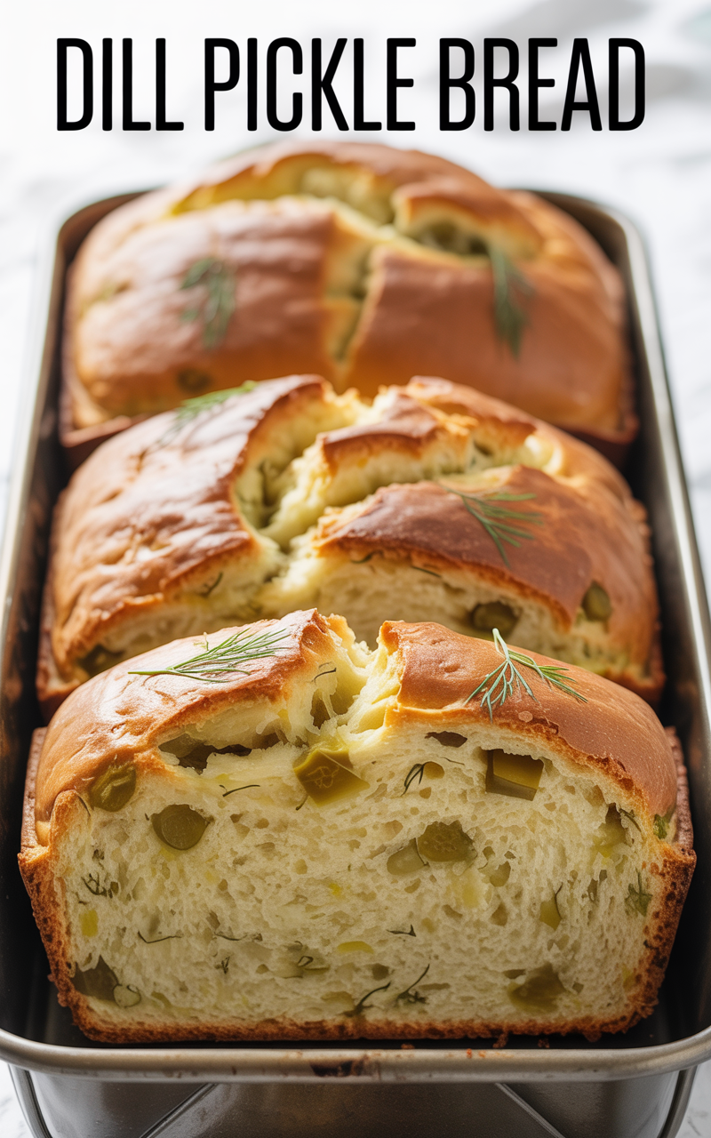 Dill Pickle Bread: The Tangy Twist on Quick Bread Perfection - Dough ...