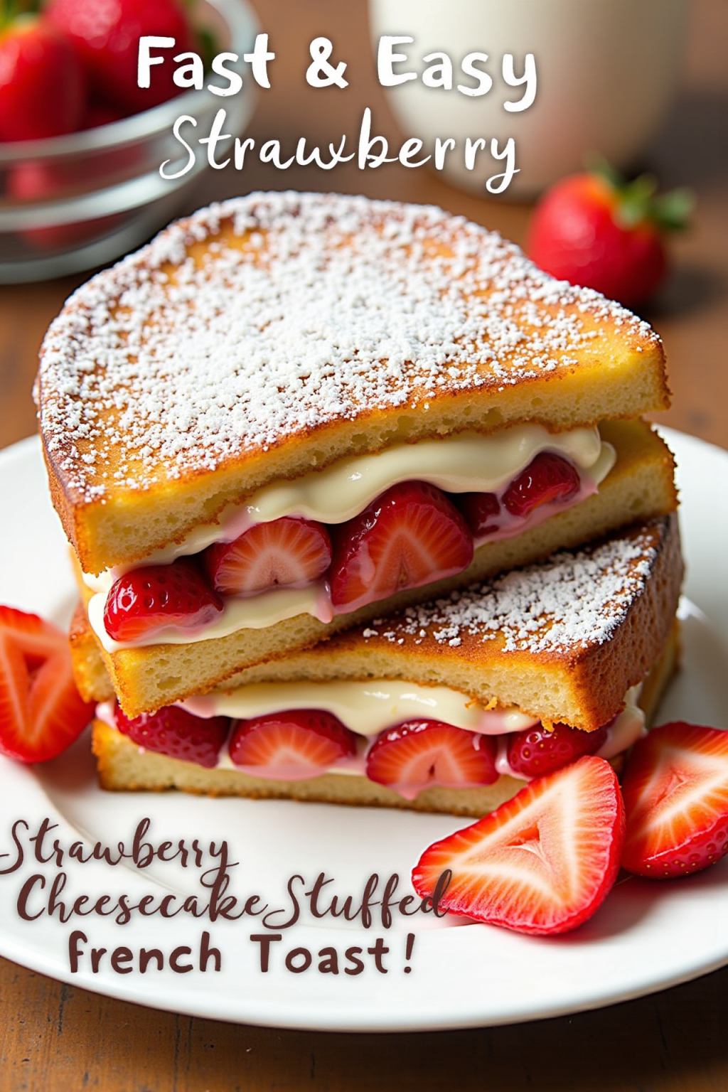 Brunch Bliss: Decadent Strawberry Cheesecake Stuffed French Toast ...