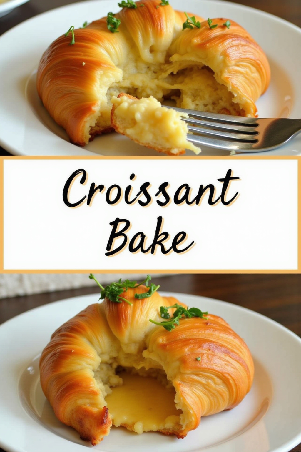 The Ultimate Flaky Croissant Bake: A Cheesy, Savory Brunch Sensation ...